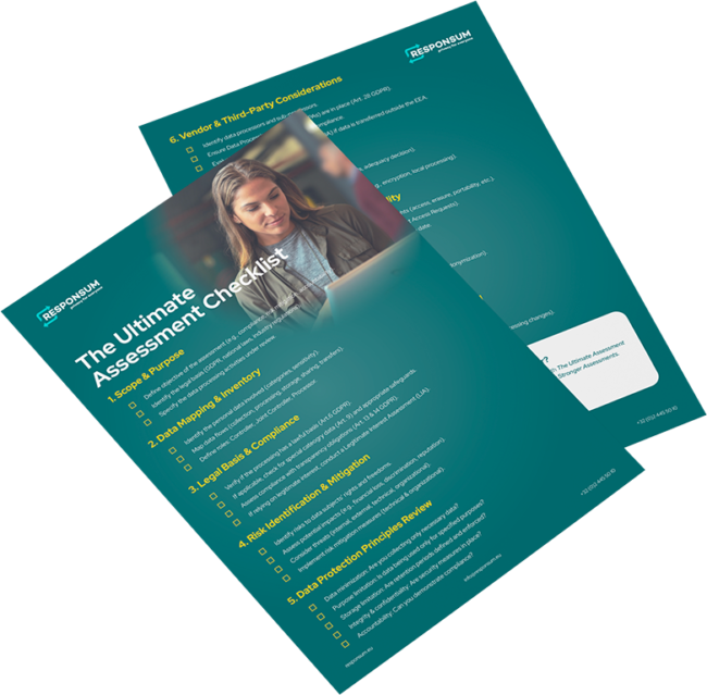 The Ultimate Assessment Checklist Whitepaper | Responsum